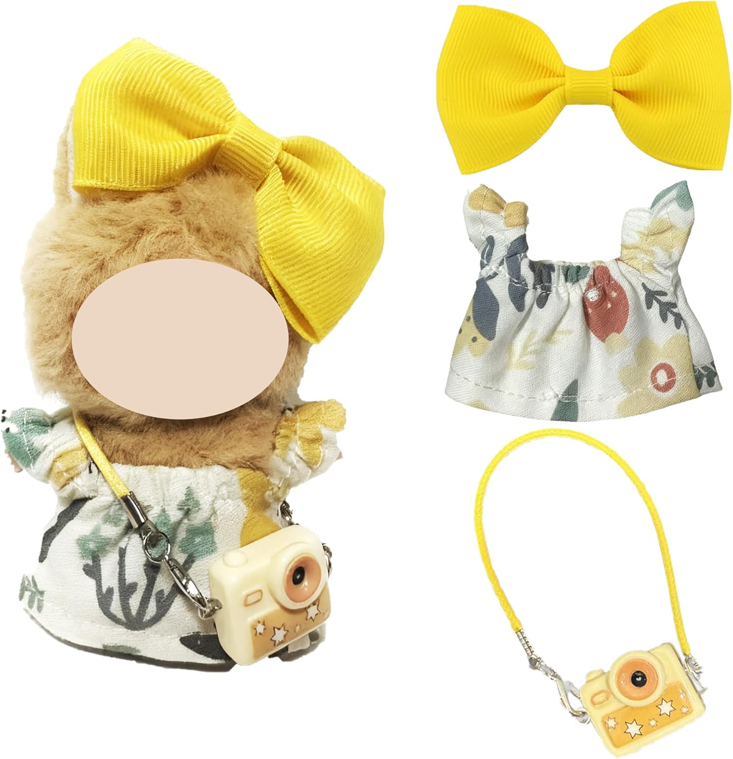 Amazon.com: Asix Toy 3pcs Mini Clothes for 10cm Dolls,Outfits Set with ...