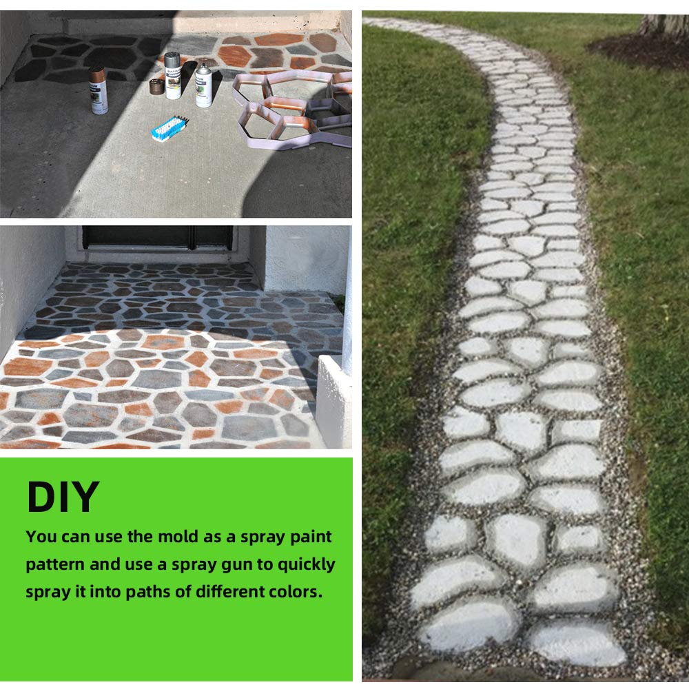 Snapklik.com : Oversized 2Pack Walk Maker Reusable Concrete Path Maker ...