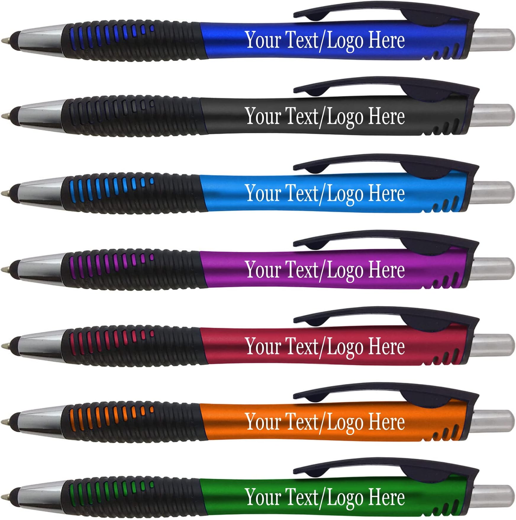 Amazon.com: Personalized Stylus Pens with Your Custom Logo or Text-300 ...