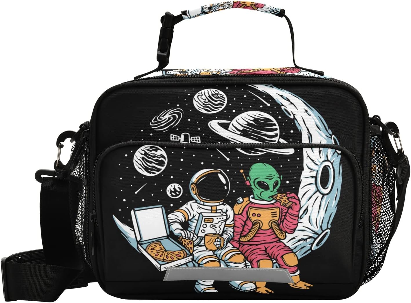 Amazon.com: Galaxy Astronauts Alien Kids Lunch Bags for Boys Girls ...