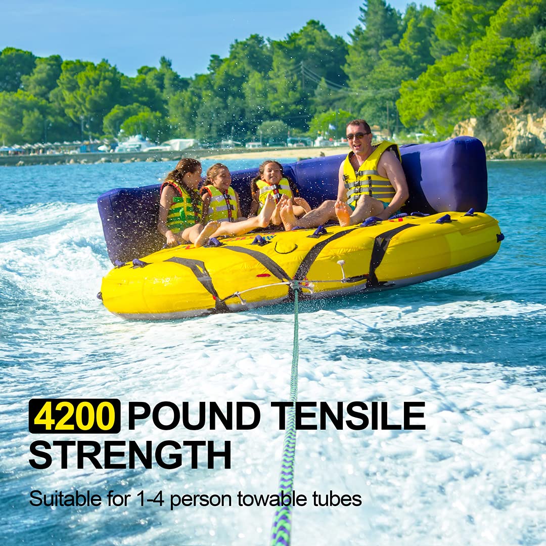 Snapklik.com : Obcursco 60ft Tow Ropes For Tubing