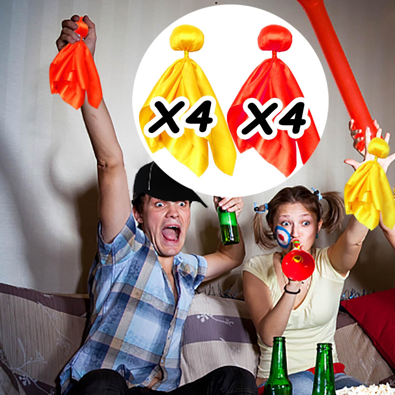 Snapklik.com : HIOHWEFH 8 Pcs Penalty Flag Football Flags, Challenge ...