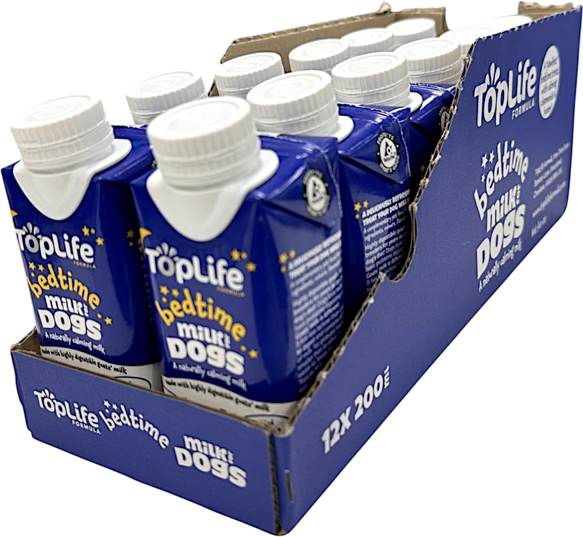 TopLife Bedtime Calming Milk for Dogs - Keeps Dogs Hydrated - Chamomile ...