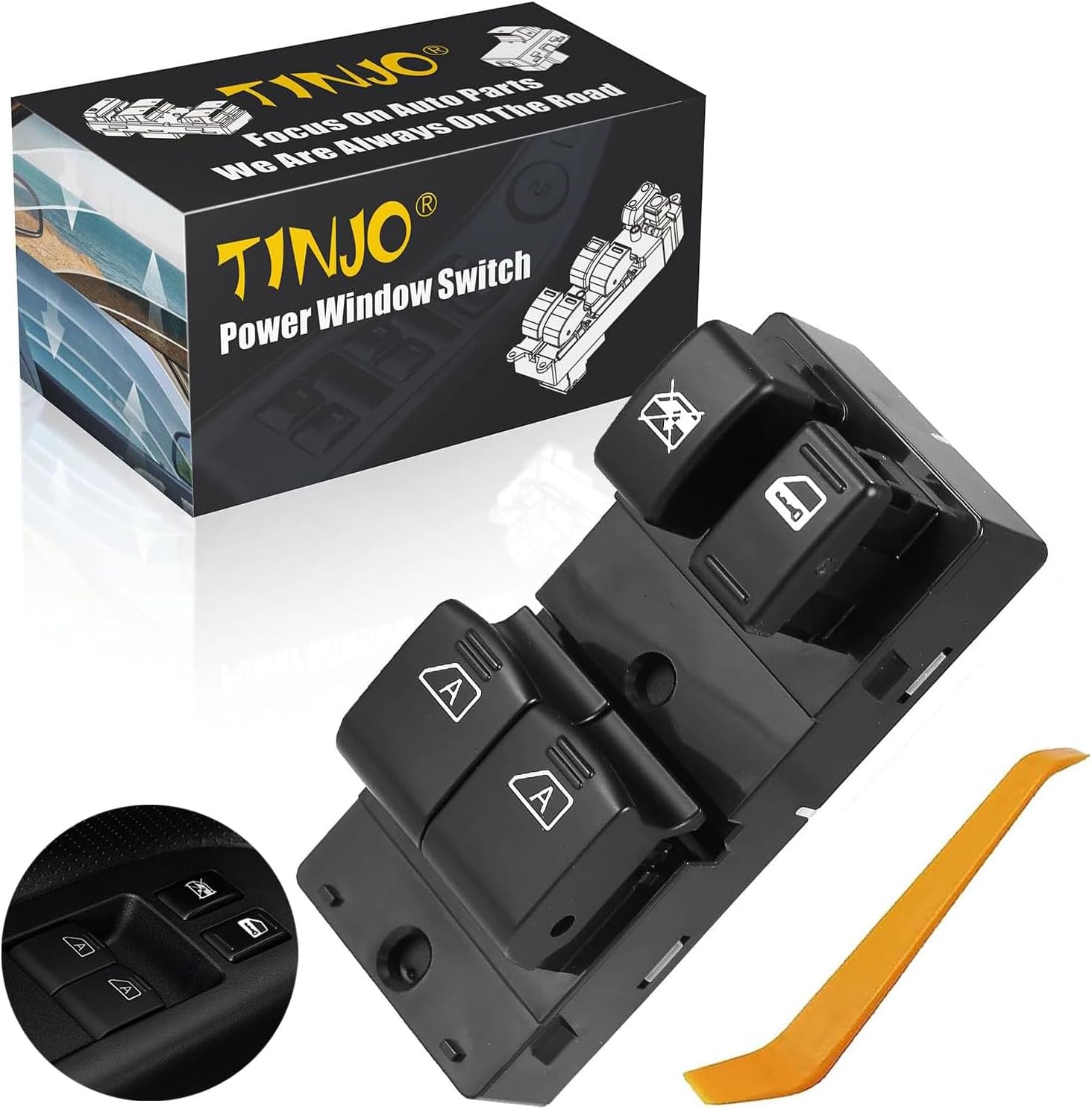 Amazon.com: 25401CD000 Door Power Window Switch Replacement for Nissan ...