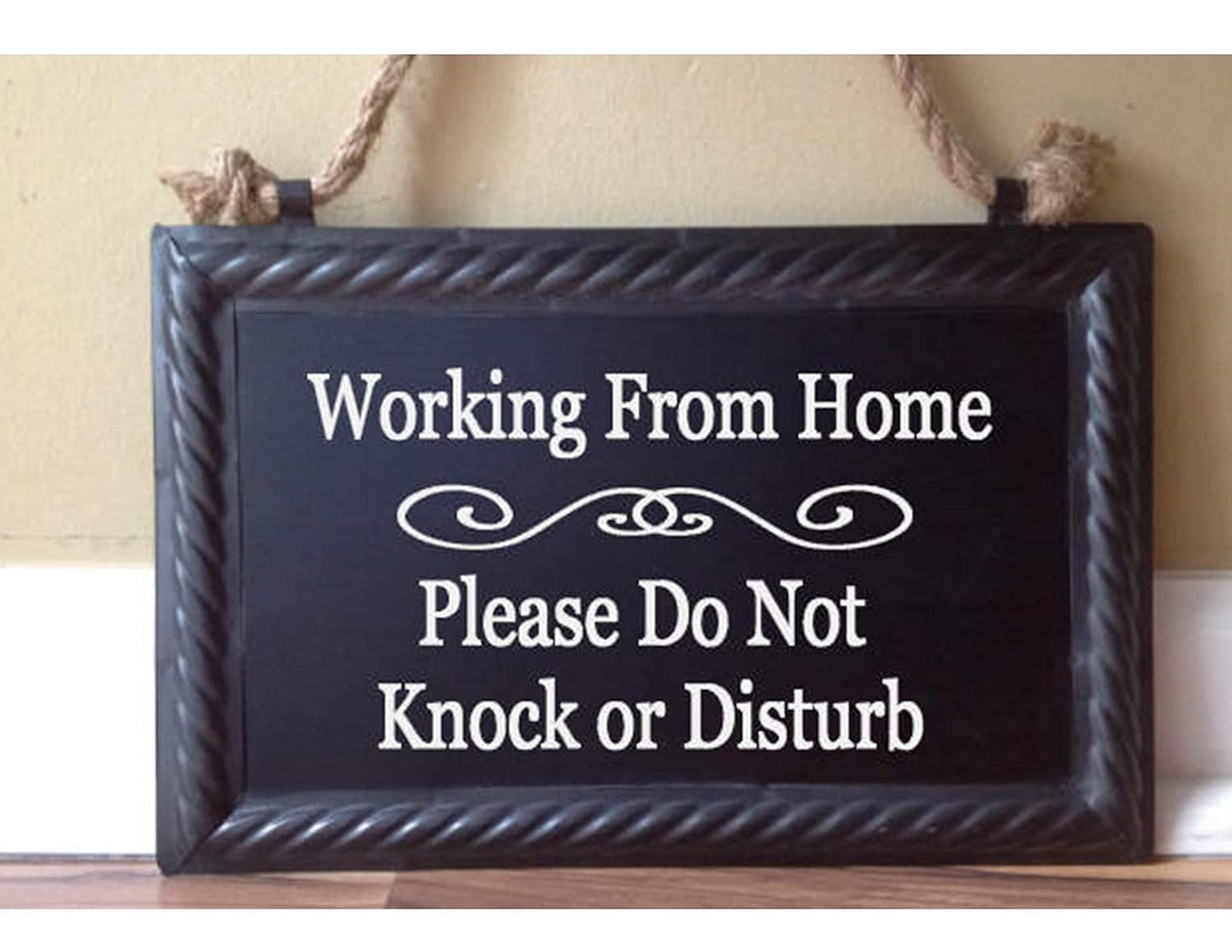 Amazon.com: Working from home Please Do Not Knock or Disturb No ...