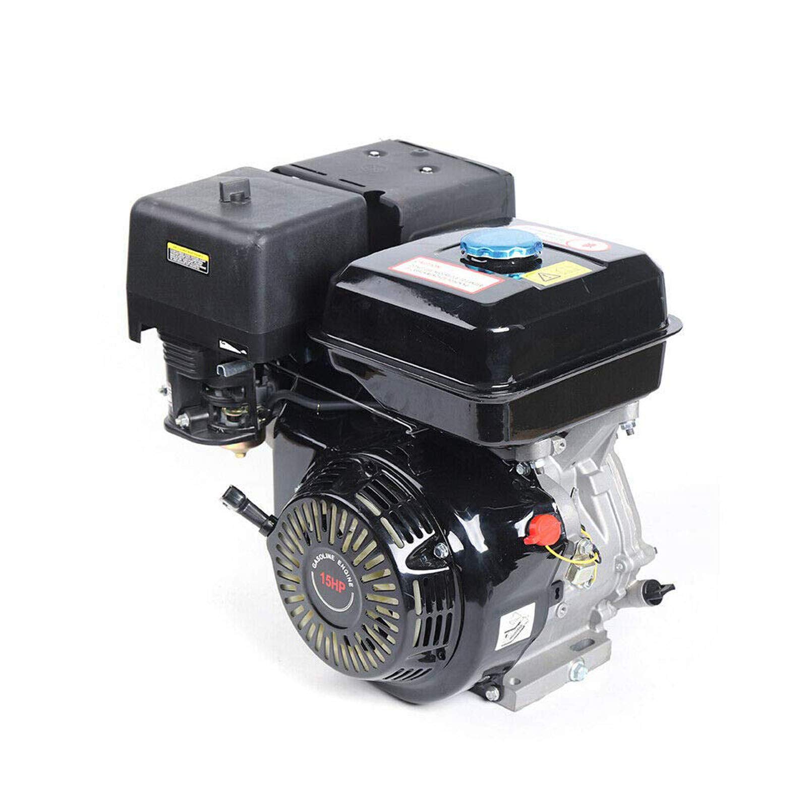 Buy LOYALHEARTDY Motor Engine 420CC 4 Stroke 15HP Single Cylinder Keyed ...