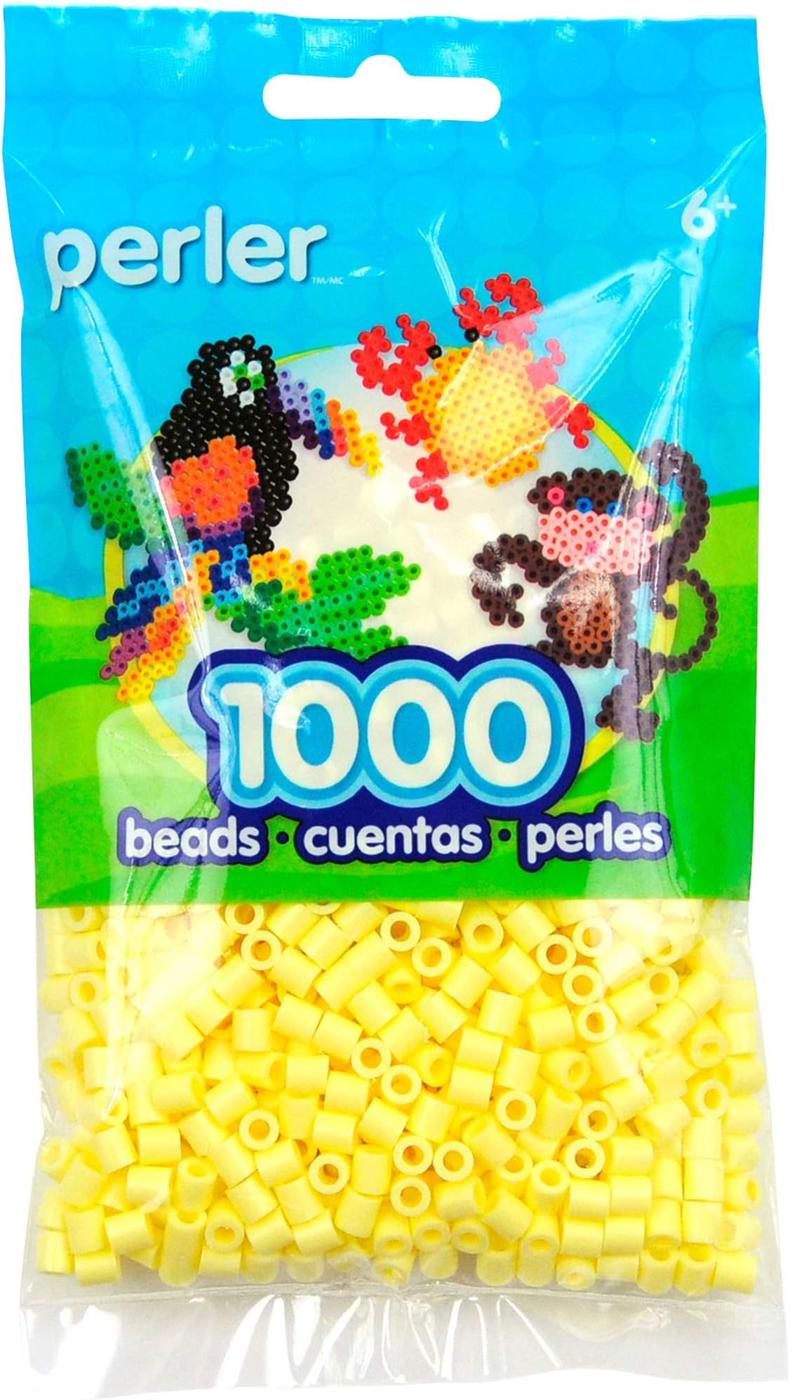 Amazon.com: Perler PBB80-19-19056 Beads Fuse Beads for Crafts, 1000pcs ...