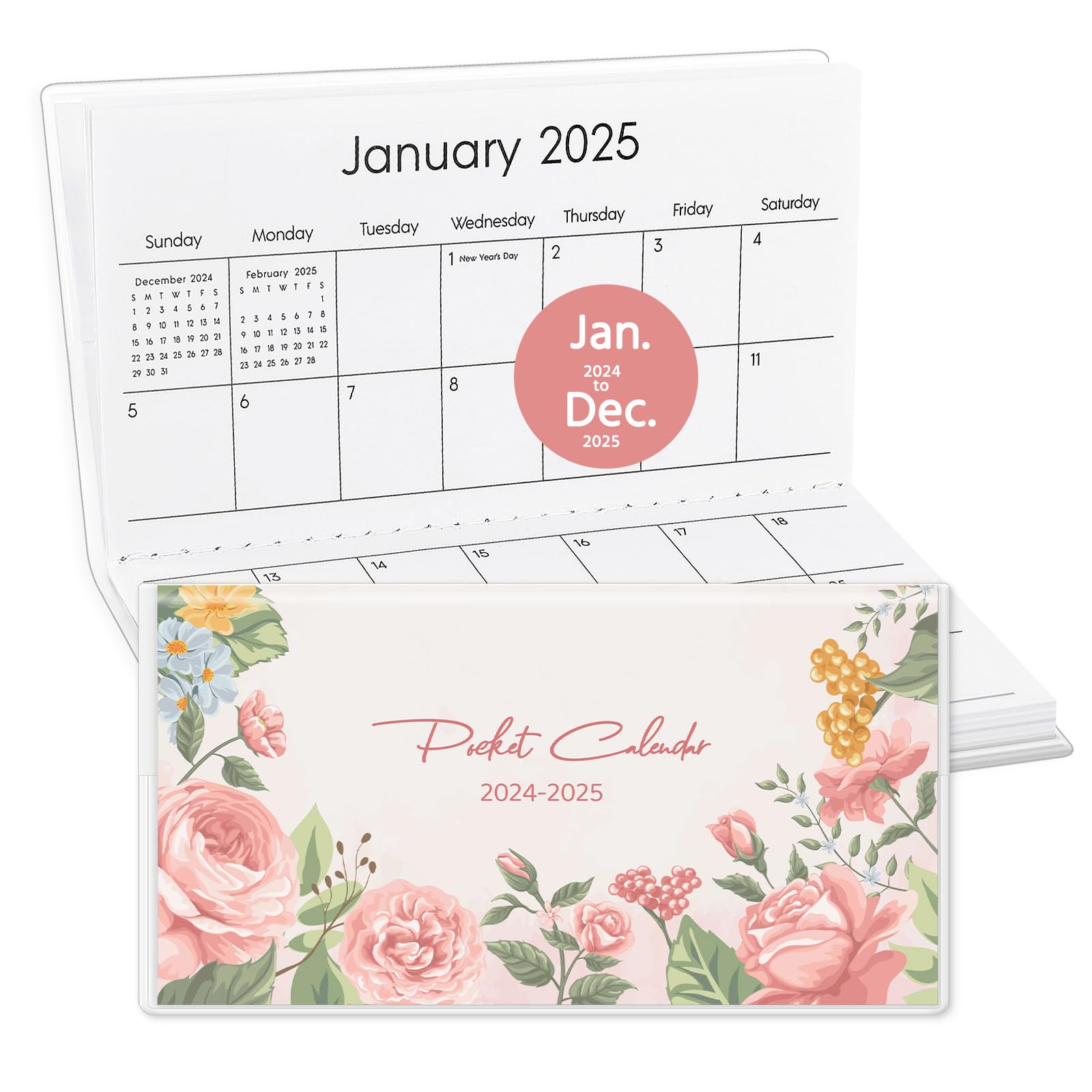 Snapklik.com : Zuozee Pocket Calendar 2024, Small Pocket Planner 2024 ...