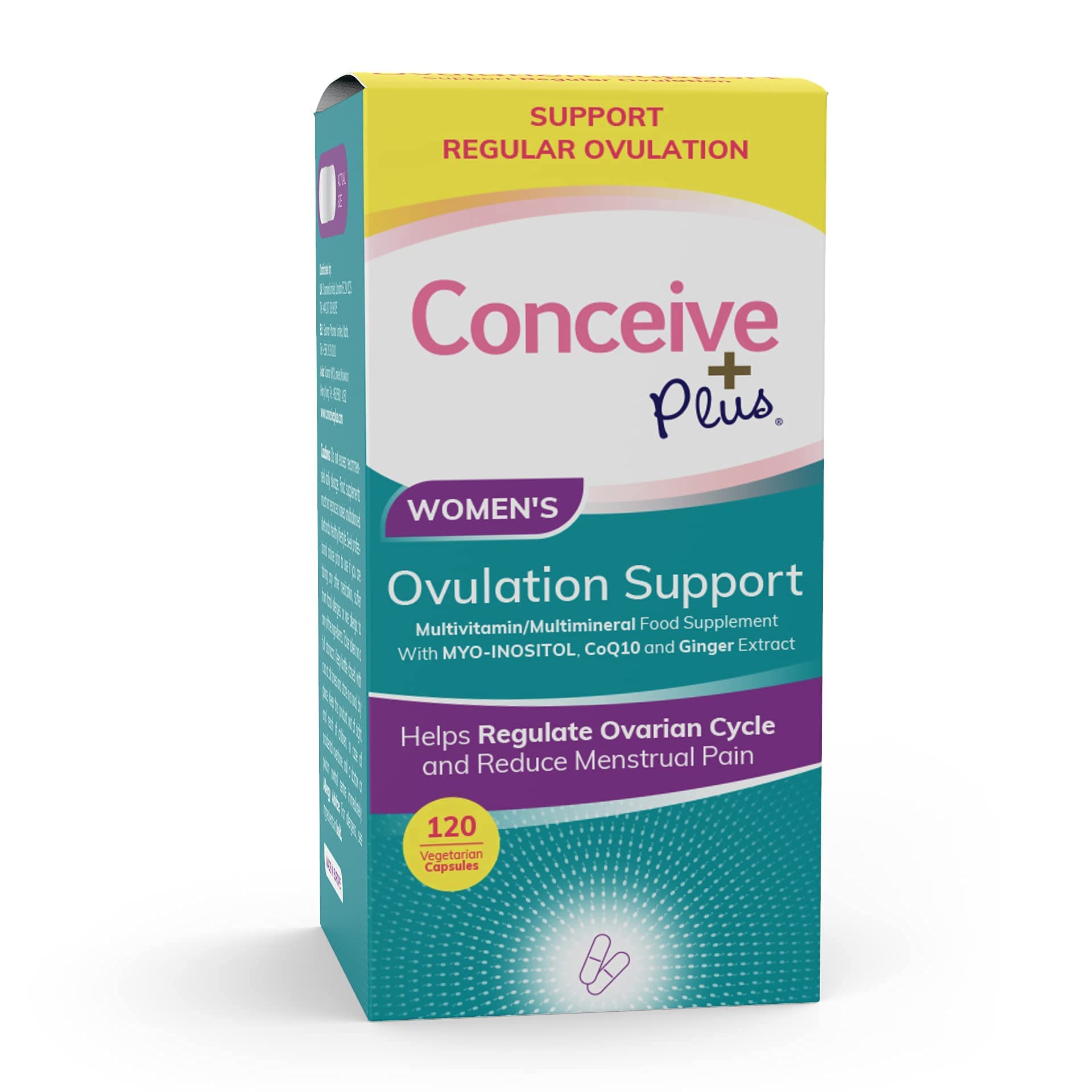 Buy Conceive Plus Ovulation Support - Myo Inositol, CoQ10, Folic Acid ...