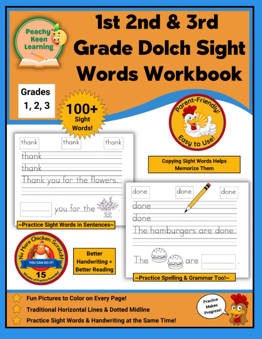 1st 2nd 3rd Grade Dolch Sight Words Workbook Over 100 | Desertcart Sri ...