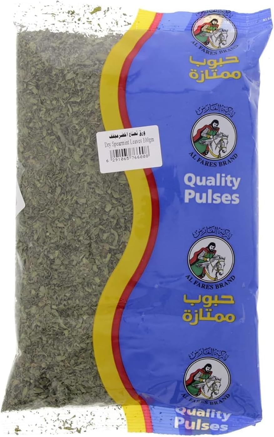 Al Fares Dry Spearmint Leaves, 100g - Pack of 1 : Buy Online at Best ...