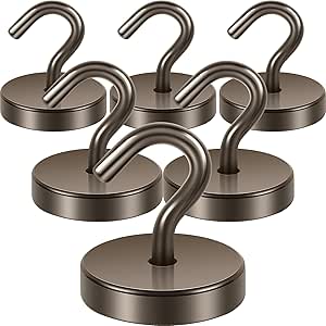 Neosmuk Magnetic Hooks,100lb Extra Strong Magnet with Hook for Fridge ...