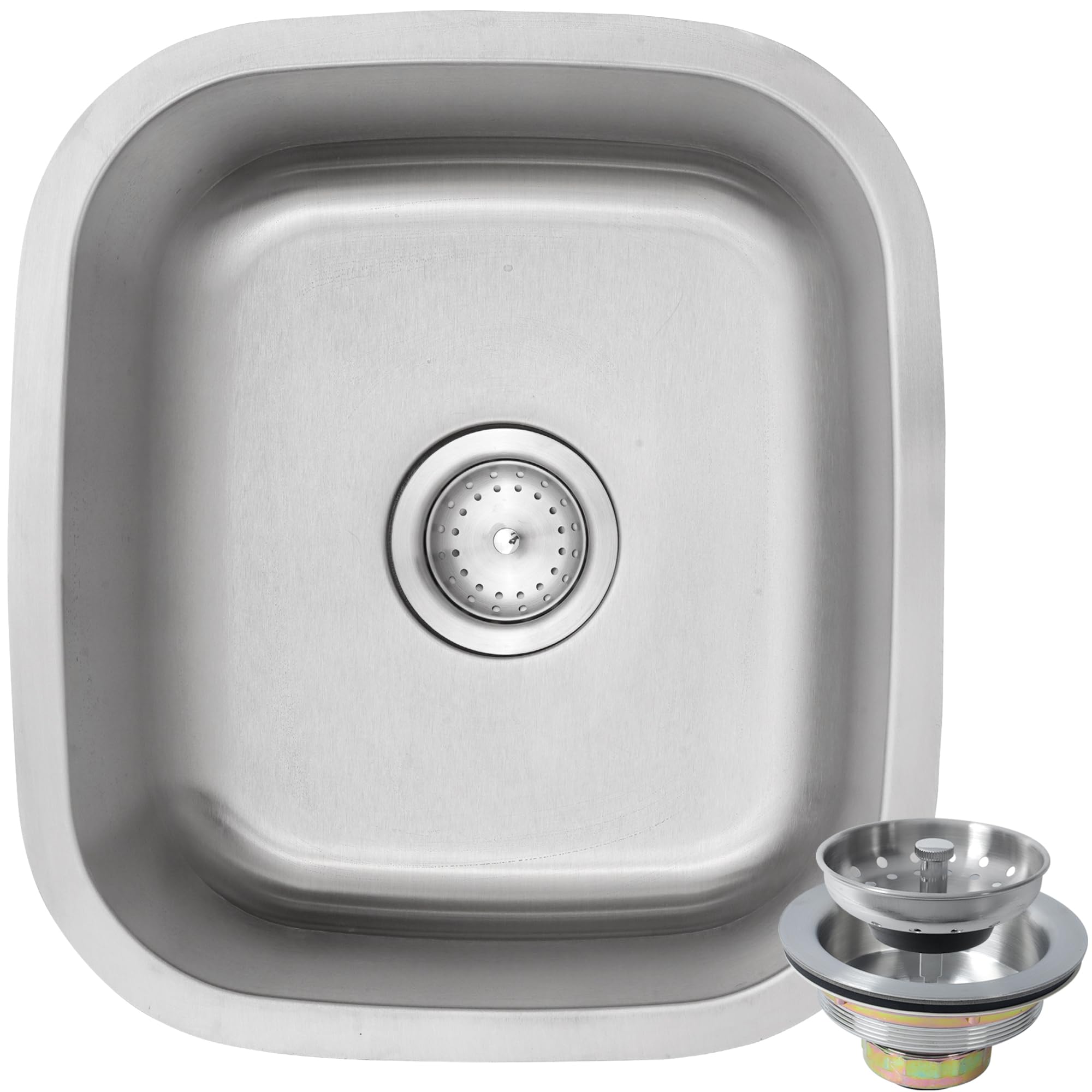 MONSINTA Bar Sink, 1715 Stainless Steel Kitchen Sink, Bar Sink ...