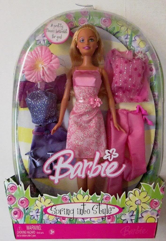 Amazon.com: Mattel Barbie Spring Into Style Set : Toys & Games