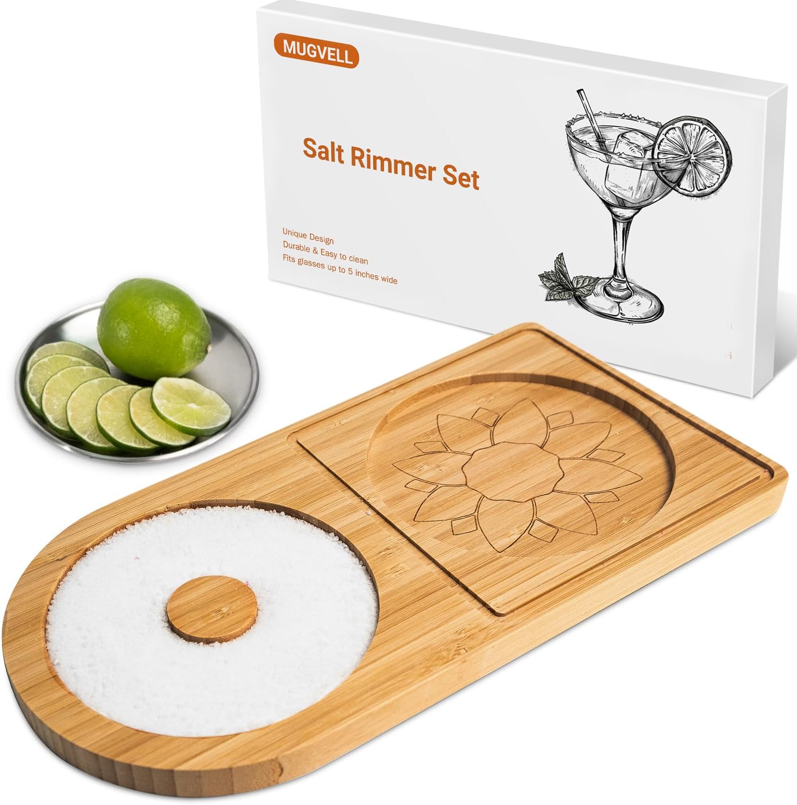 Amazon.com | Cork & Mill Margarita Salt and Sugar Rimmer for Cocktails ...