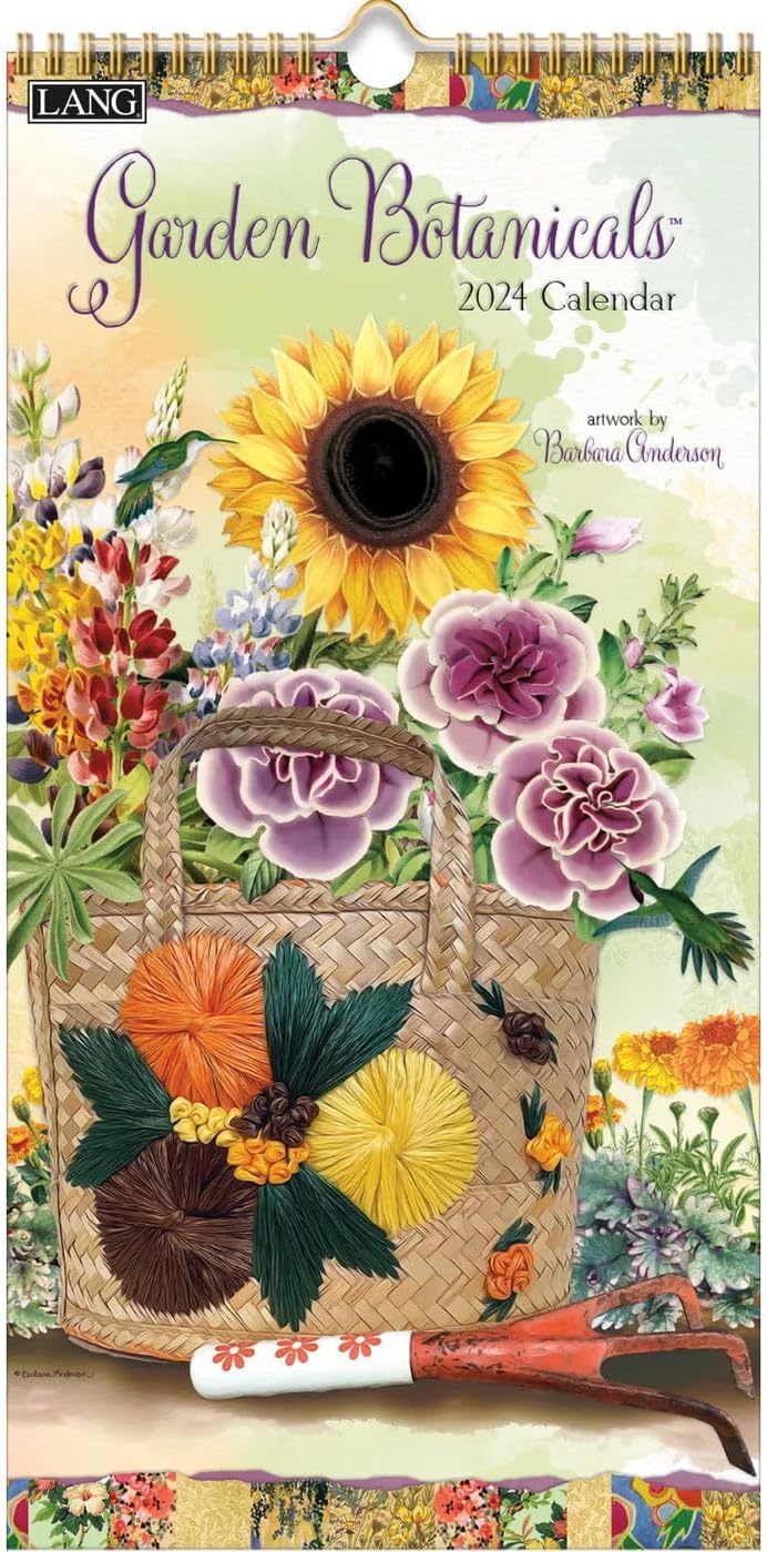 Amazon.com: LANG Garden Botanicals 2024 Vertical Wall Calendar ...