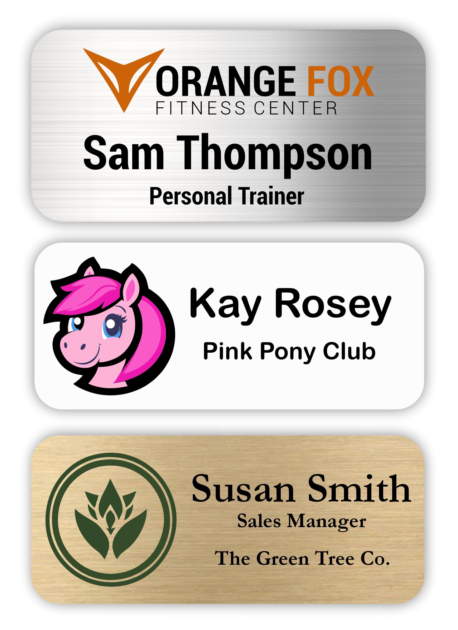 Name Badge With Company Logo
