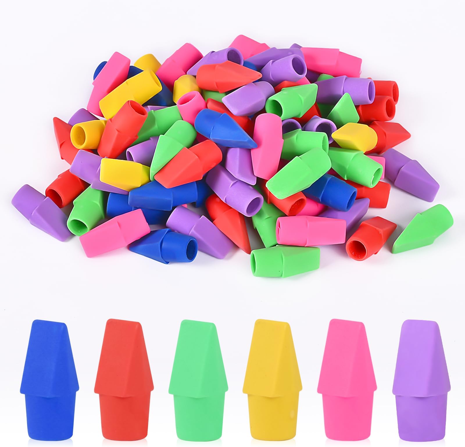 Amazon.com : TIESOME Pencil Top Erasers, 16 Pieces Pencil Toppers ...
