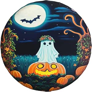 Amazon.com: Halloween Pumpkin Field Tire Covers for Camper Trailers Rv ...