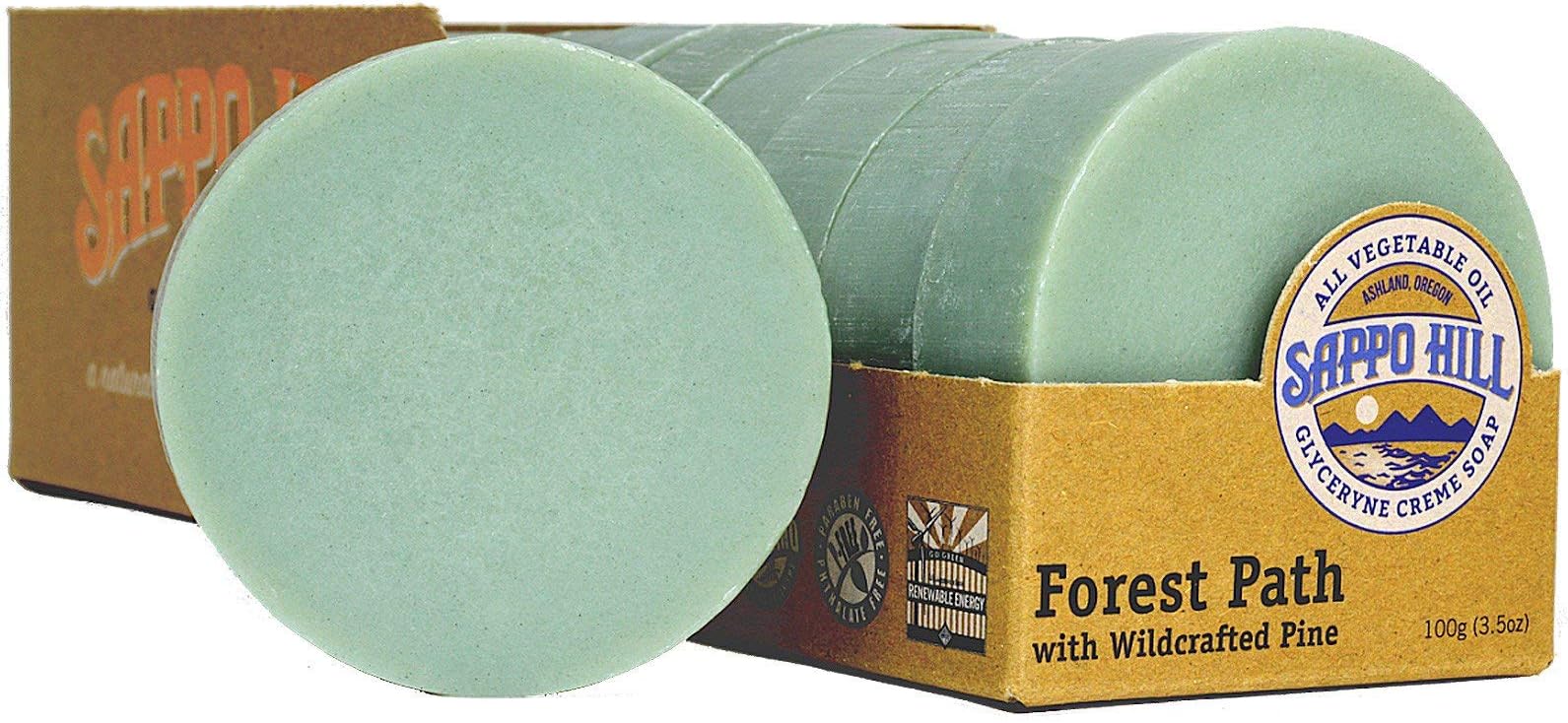 Amazon.com : Sappo Hill Soapworks Natural Glycerine Soap, 3.5 Ounce, 12 ...