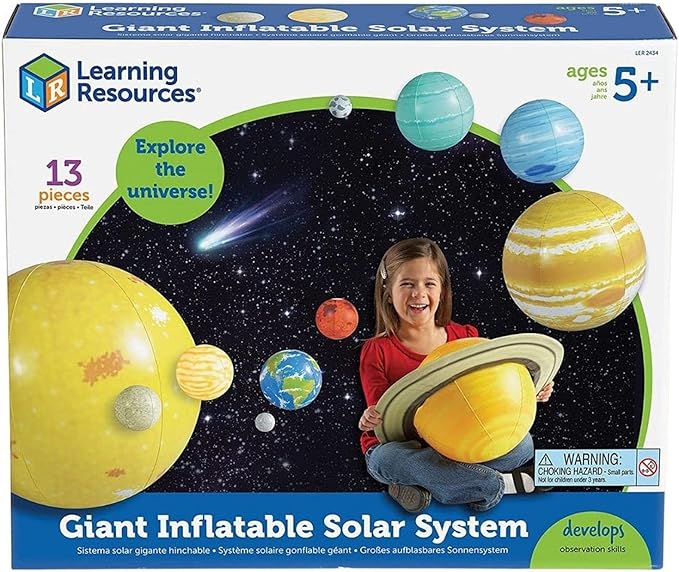 Amazon.com: Learning Resources Giant Inflatable Solar System Set ...