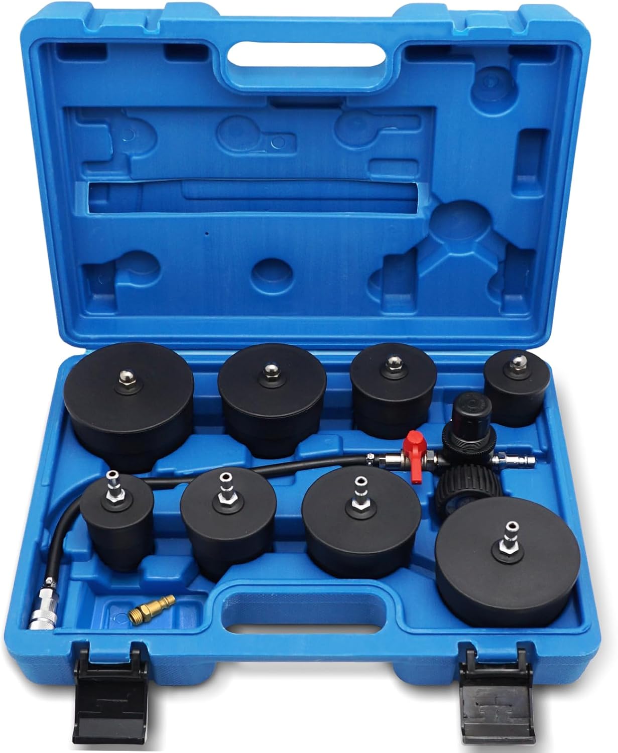 Amazon.com: 9-Piece Turbo Boost Pressure Leakage Tester Set Turbo ...