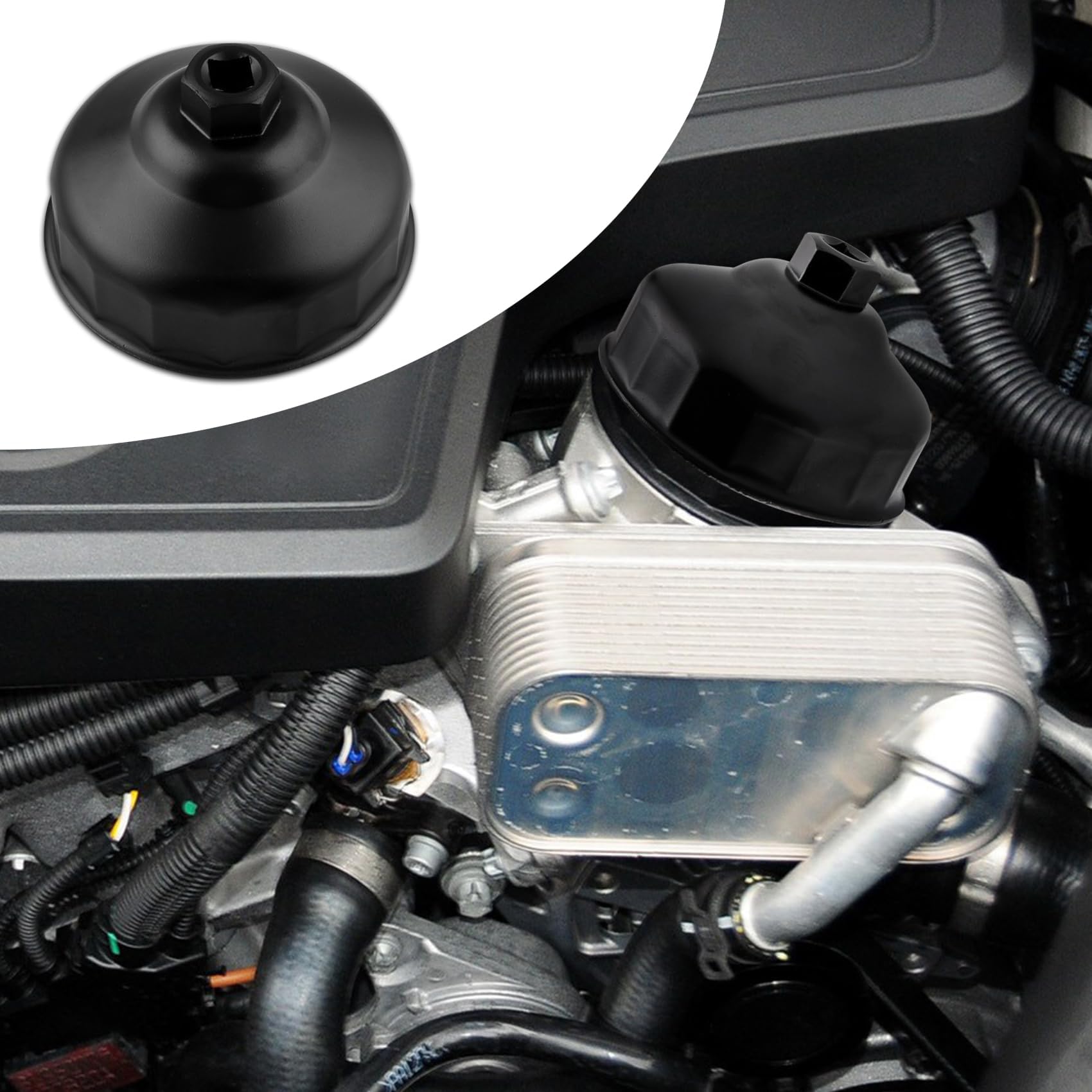 Amazon.com: HEVLE Oil Filter Wrench, Heavy Duty Oil Filter Removal Tool ...