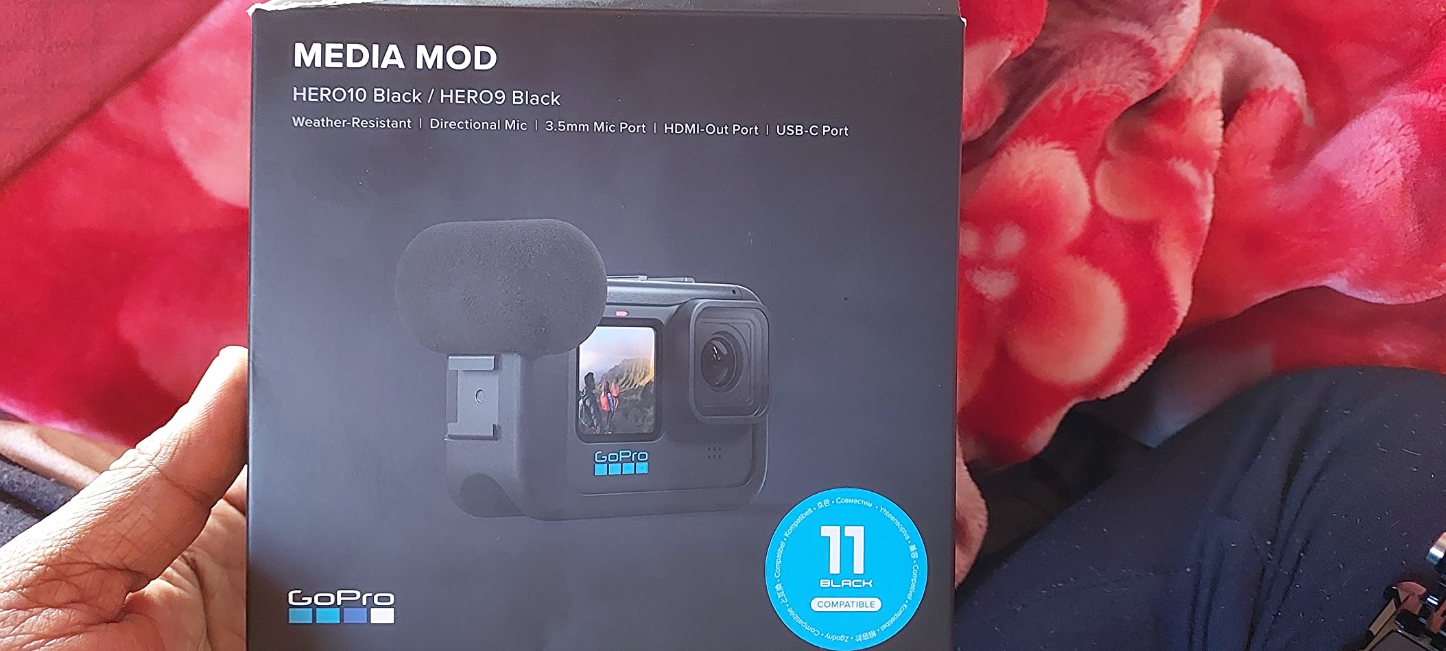 GoPro Media Mod for Hero 12 Black/Hero 11black / Hero 10 Black/Hero 9 ...