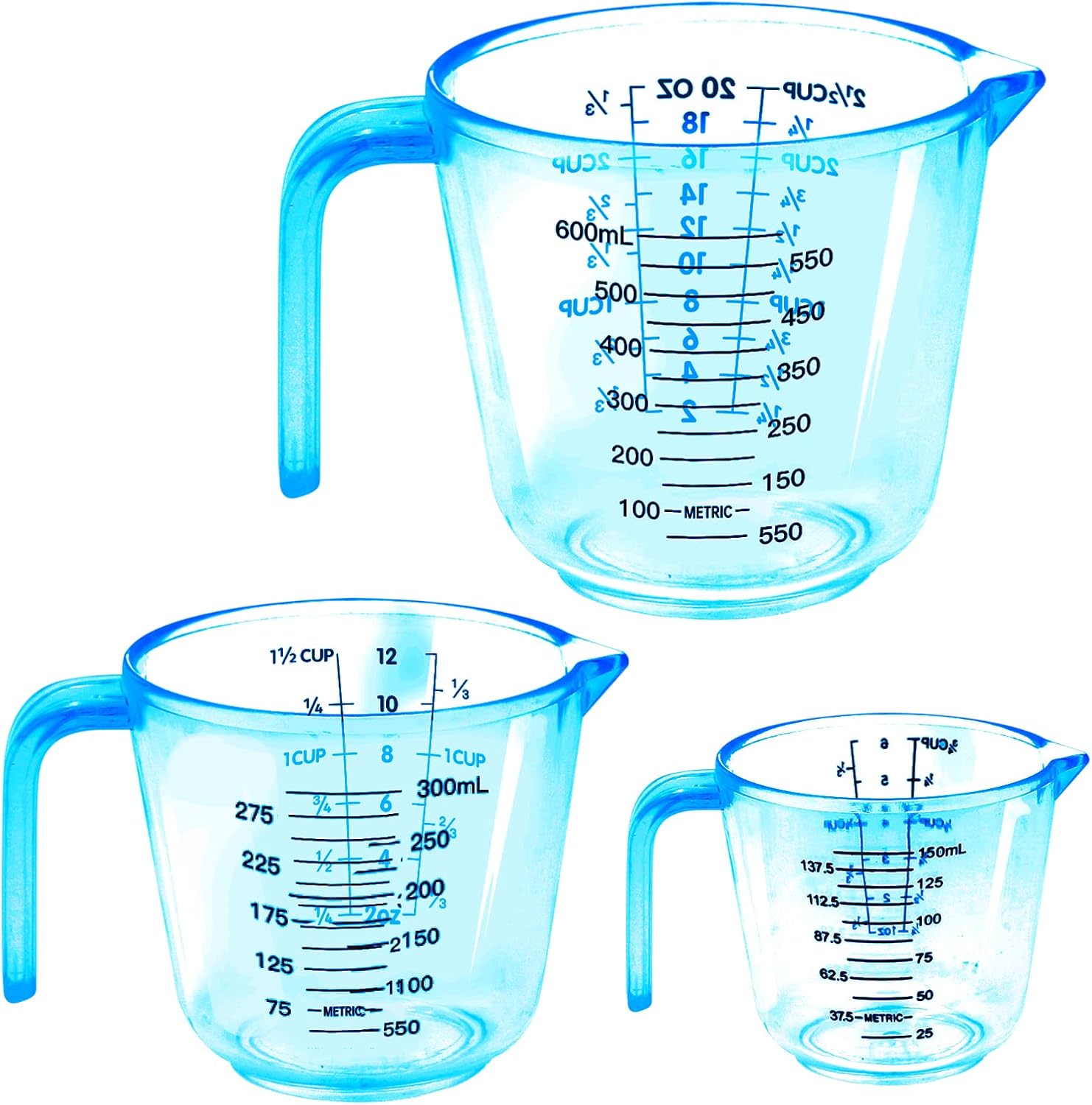 Plastic Measuring Jug, BPA Free Measuring Cups,Measuring Cup Jugs for ...
