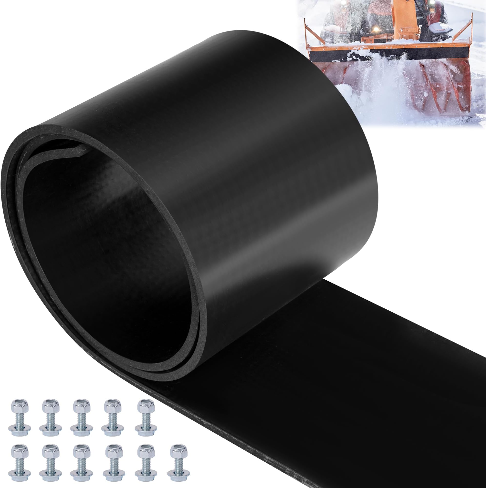 Amazon.com: Universal Heavy Duty Rubber Snow Deflector Kit up to 6-8ft ...