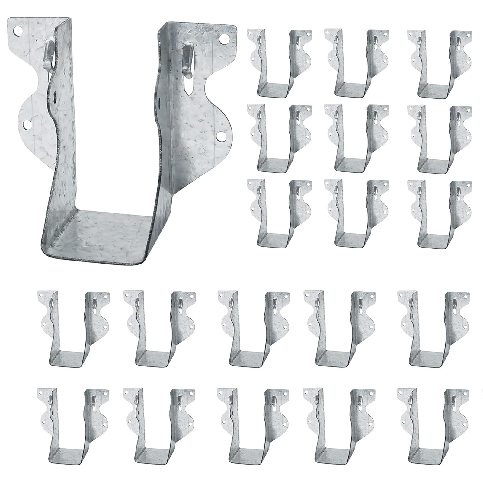 Amazon.com: LukLoy 2x4 Joist Hanger 20 Gauge Galvanizing Face Mount ...