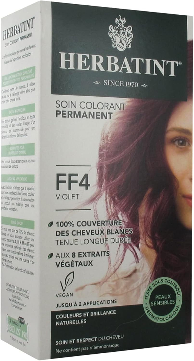 Herbatint Permanent Color Care 150ml - FF4 Purple : Amazon.co.uk: Beauty