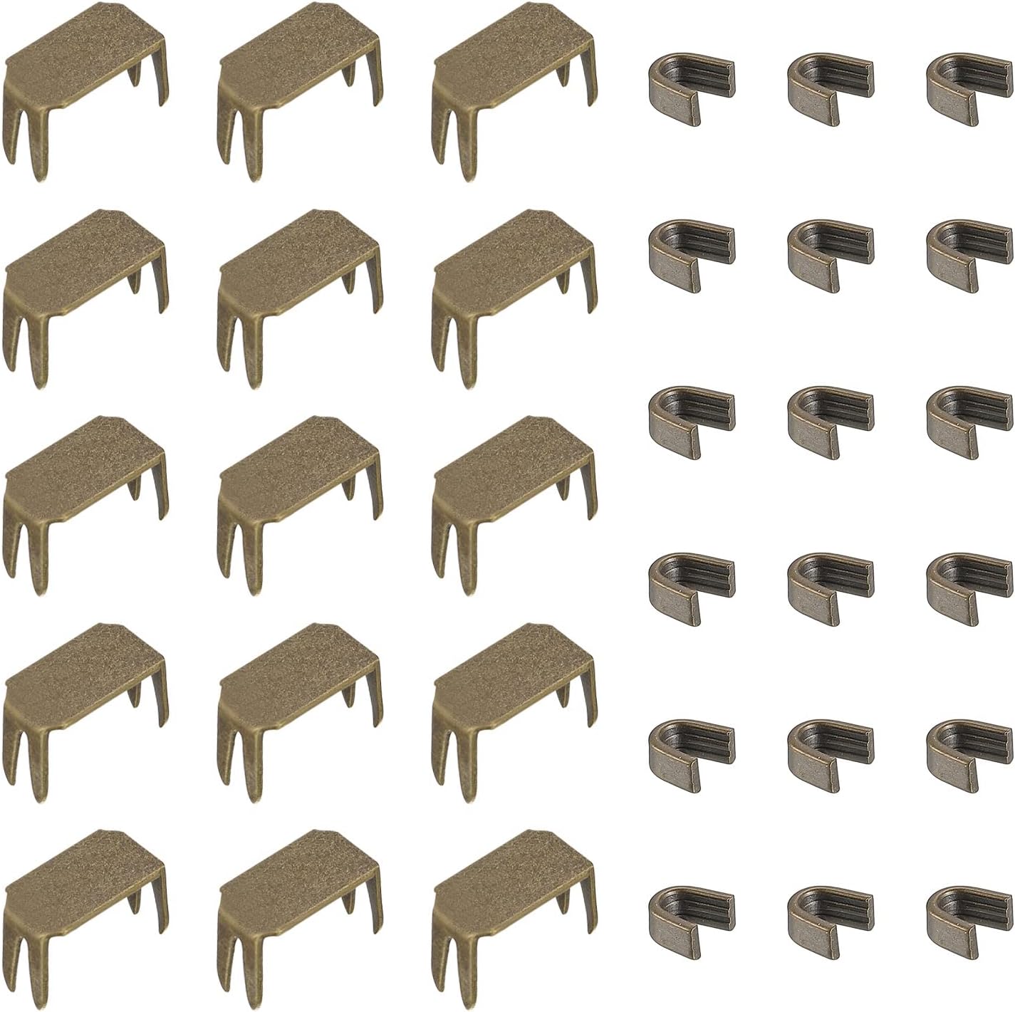 Amazon.com: uxcell #5 Zipper Slider Retainers Kit, 200Pcs Top Stoppers ...