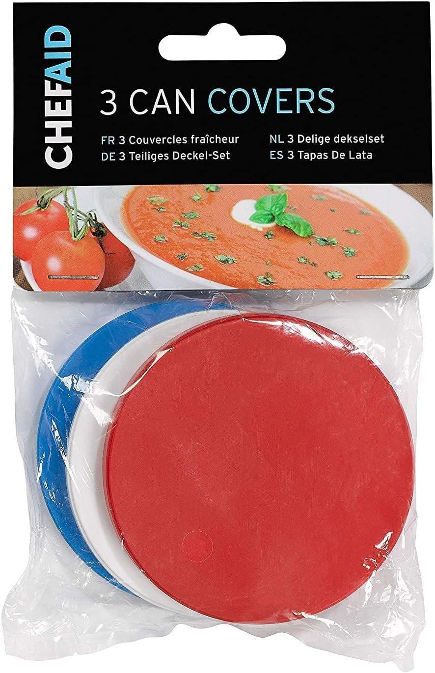 Standard Food Can Tin Covers x3 : Amazon.co.uk: Home & Kitchen