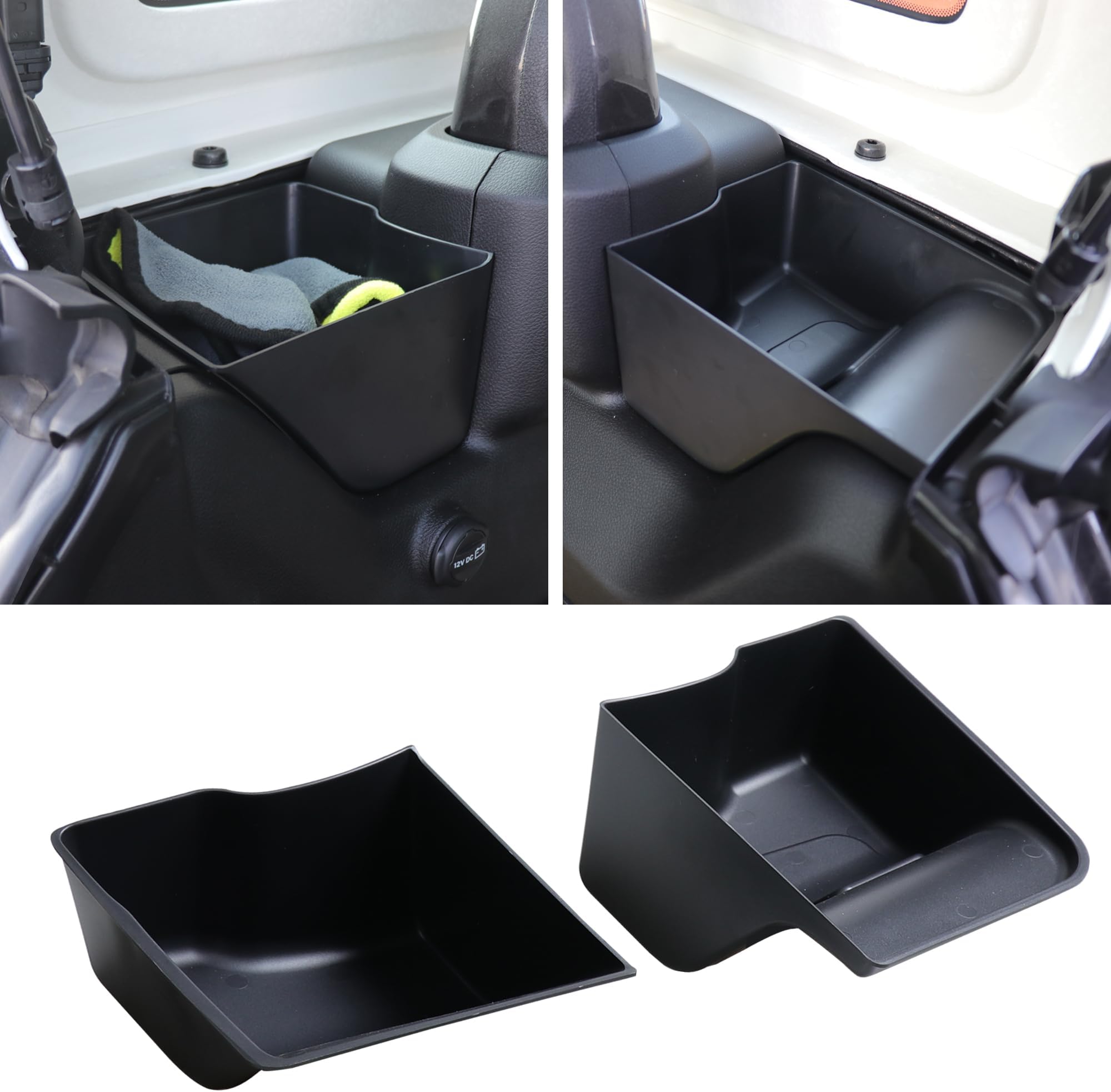 Amazon.com: BESTAOO RBR Wheel Well Storage Bin Rear Trunk Organizer for ...