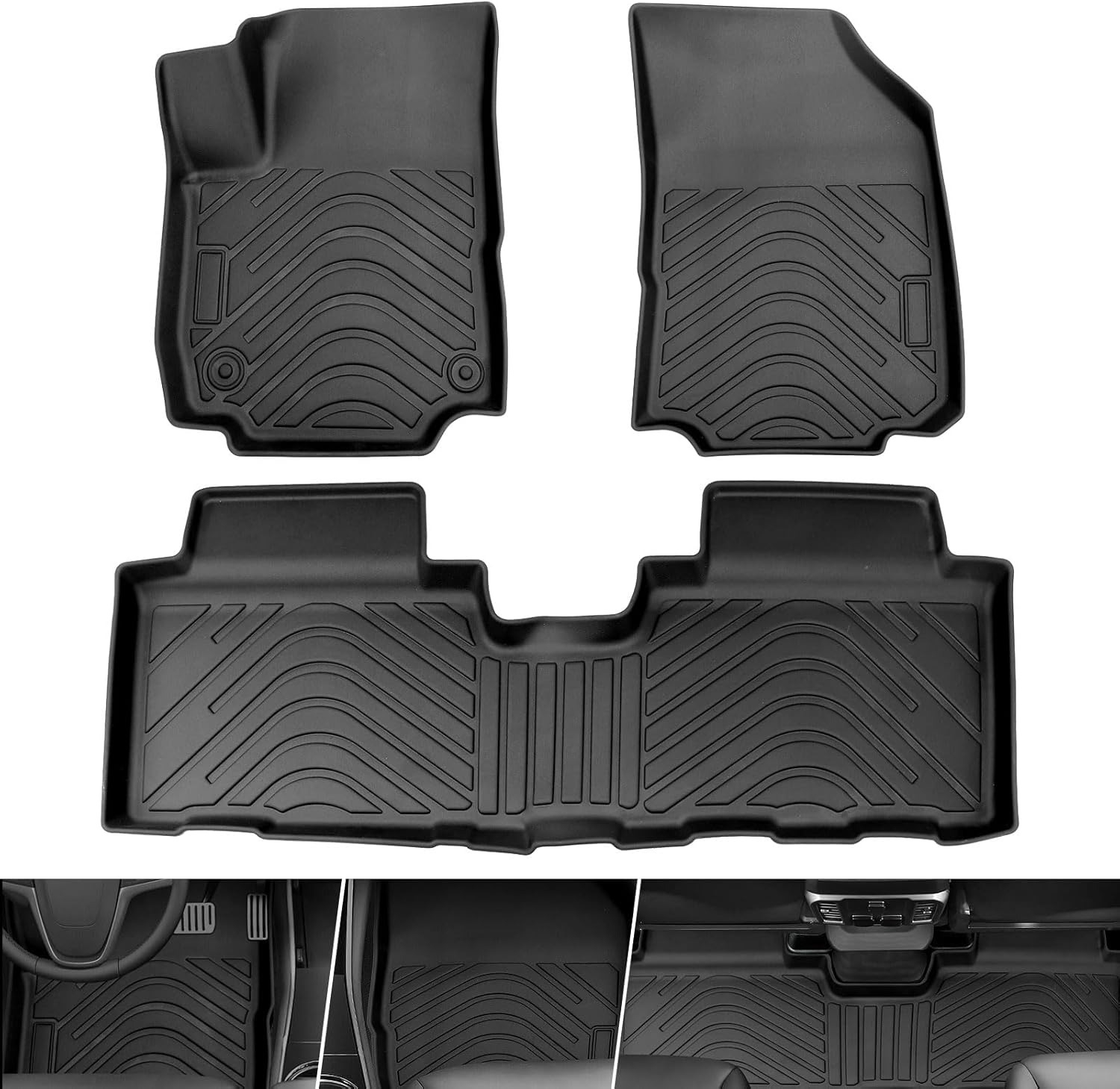 Amazon.com: FSHero Riding Floor Mats Fit for GMC Terrain 2018-2024 Fit ...