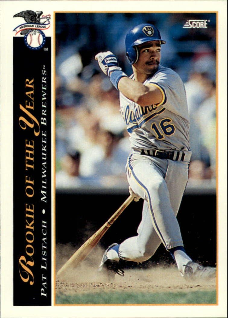 Amazon.com: 1993 Score Baseball Card #485 Pat Listach : Collectibles ...