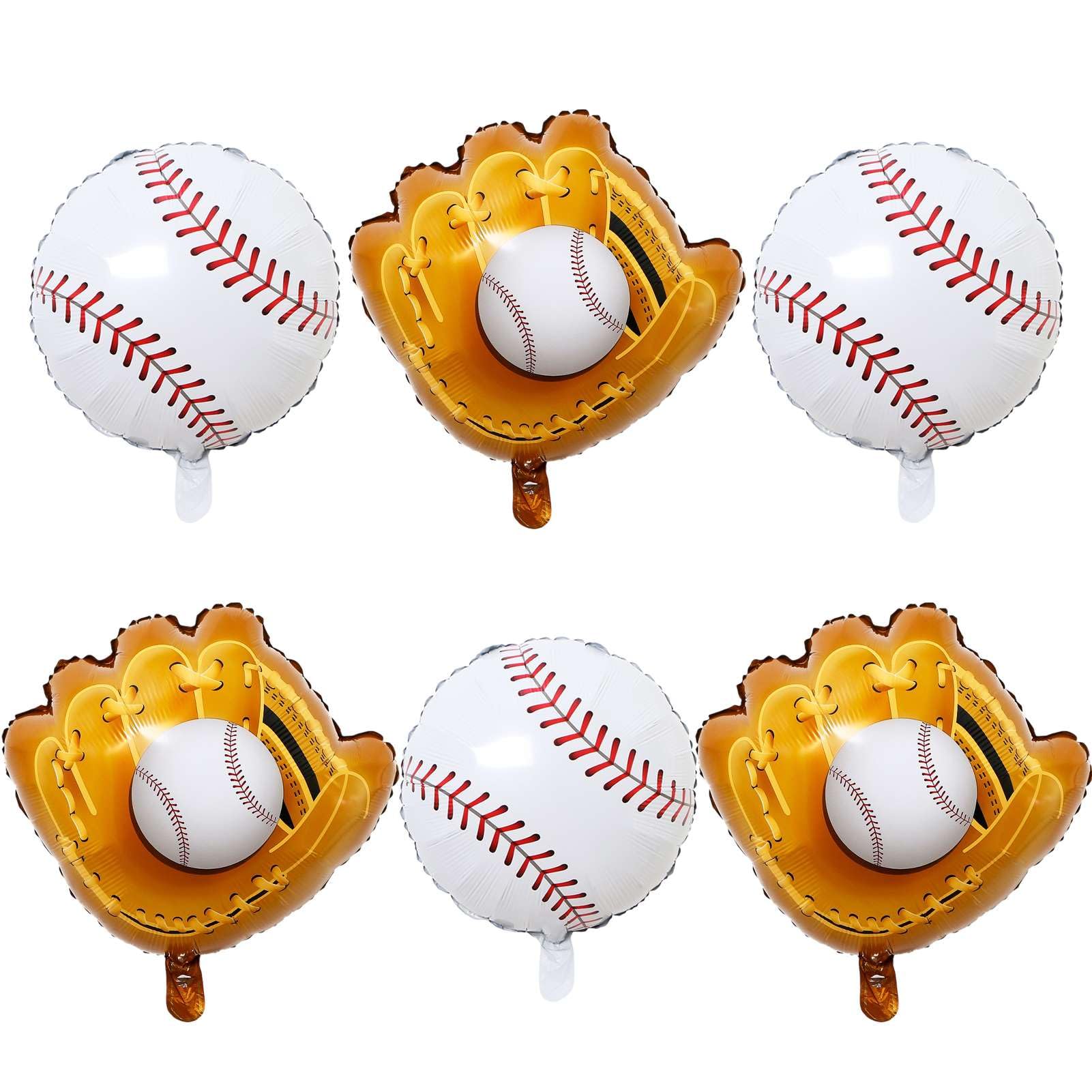 Amazon.com: 18 Inch Baseball Balloons Baseball Glove Balloons For ...