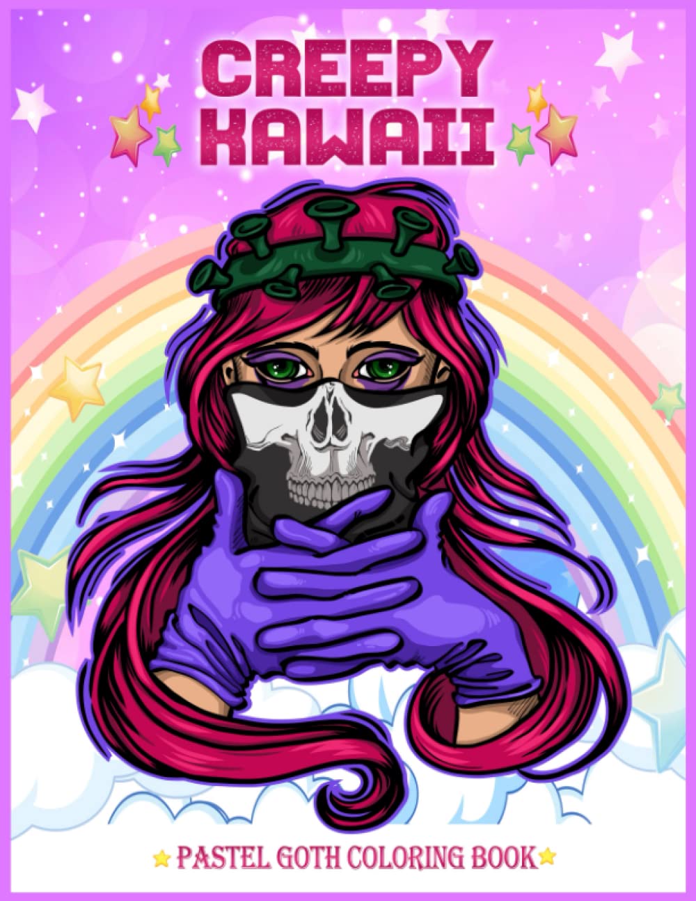 Buy Creepy Kawaii Pastel Goth Coloring Book: Cute Horror Spooky Gothic ...