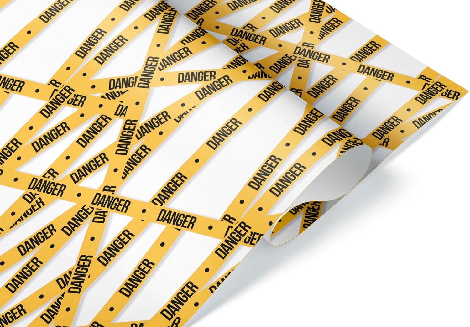 Amazon.com: True Crime Scene Gift Wrap Thick Danger Tape Wrapping Paper ...