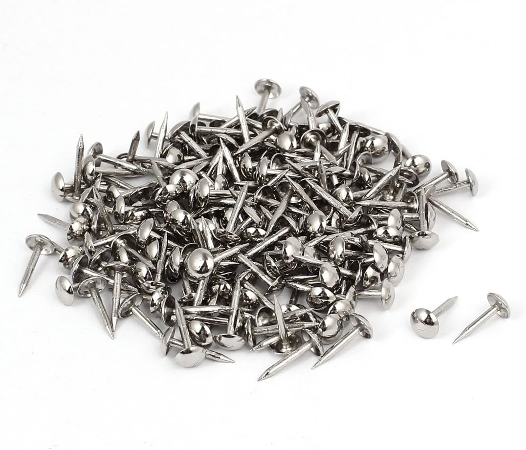 Amazon.com: uxcell Home Furniture 6mm x 14mm Upholstery Thumb Tack Nail ...