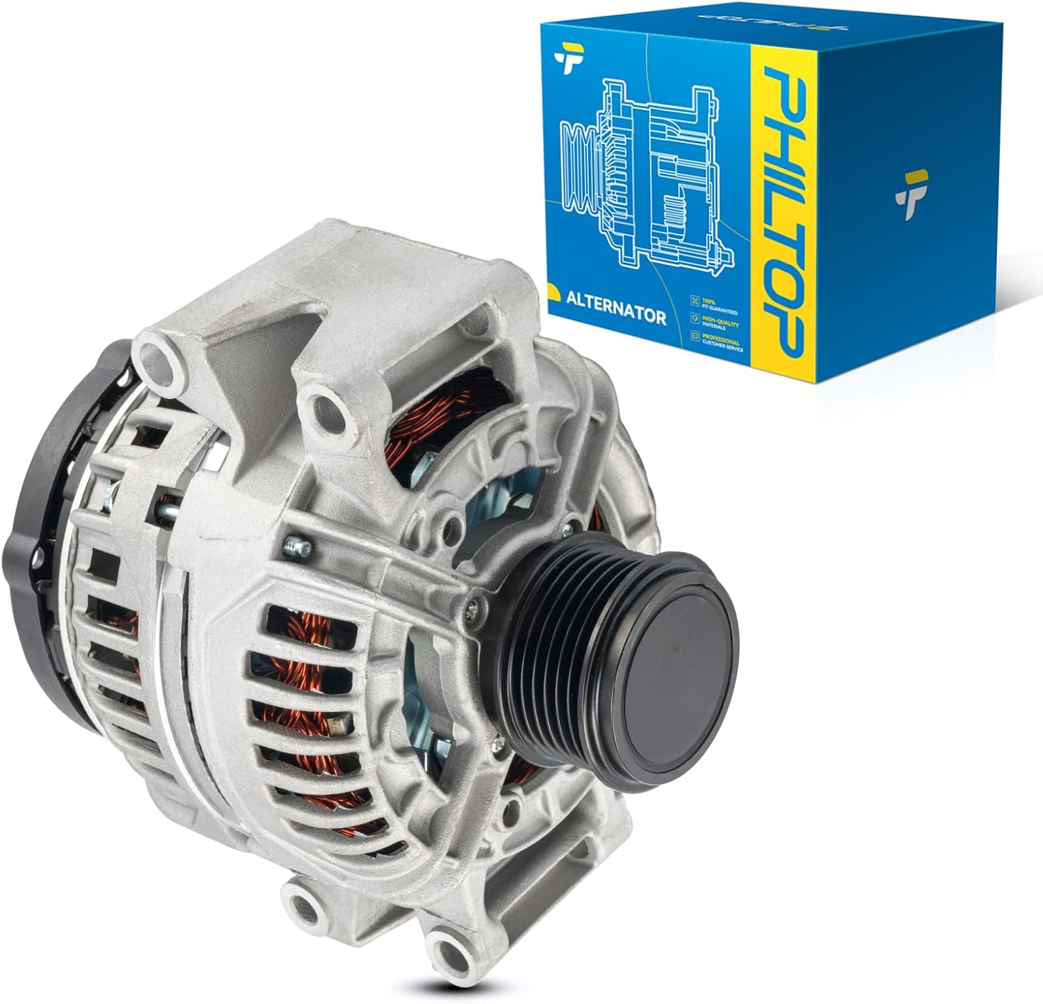 Amazon.com: PHILTOP Alternator Compatible with Audi Q5 2011-2012 2.0T, A4 2009-2012, A5 2010 ...