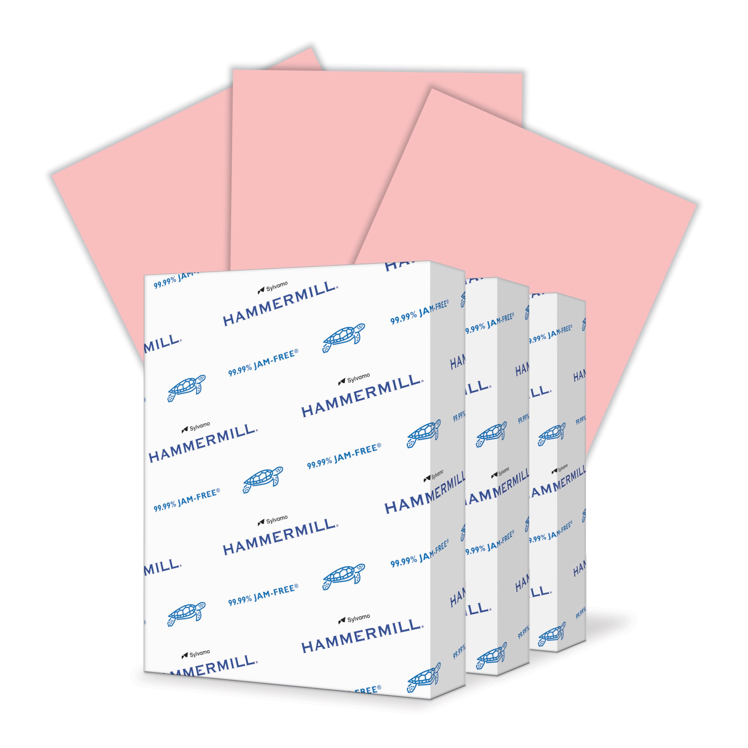 Amazon.com: Hammermill Colored Paper, 20 lb Pink Printer Paper, 8.5 x ...