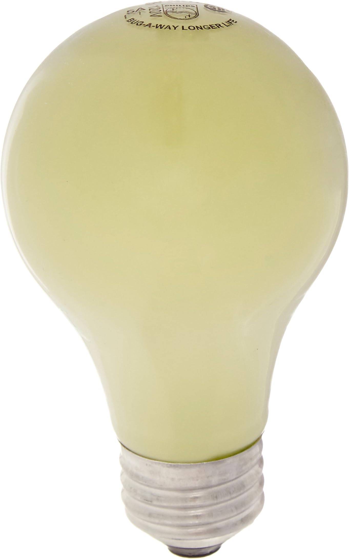 Philips 415810 60 Watt Bug-A-WayÂ Yellow Longer Life Light Bulb 2 Count ...