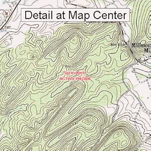 Amazon.com : USGS Topographic Quadrangle Map - Springfield, West ...