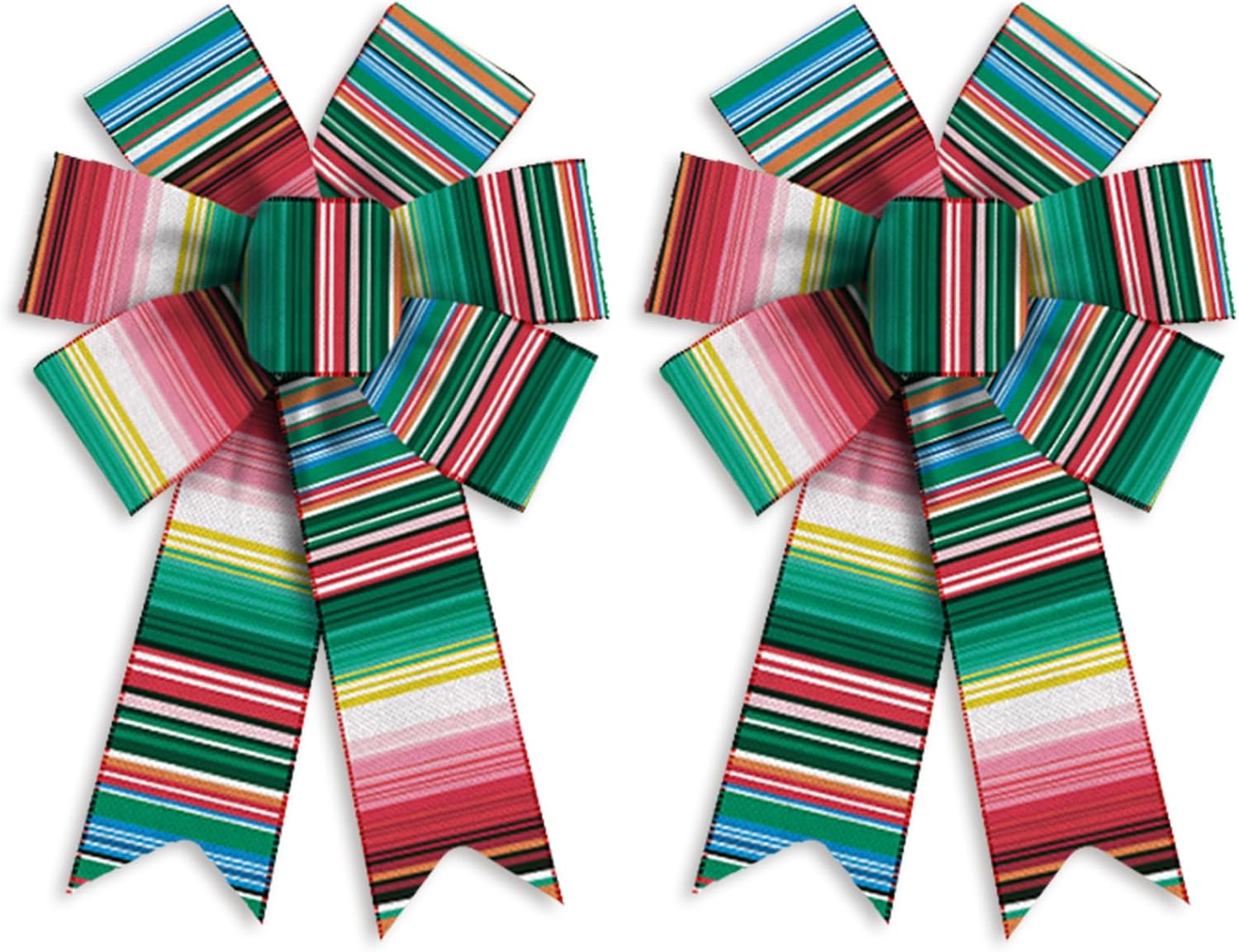 Amazon.com: Threetols 2 Pack Cinco De Mayo Wreath Bows, Mexican Rainbow ...