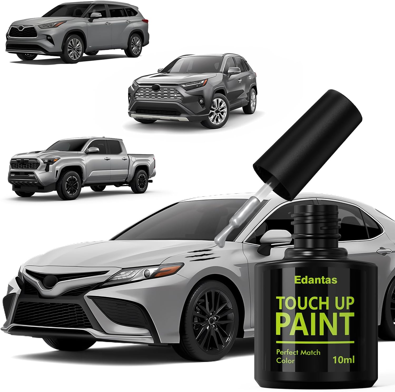 Amazon.com: Edantas 1J9 Celestial Silver Metallic Touch Up Paint for ...