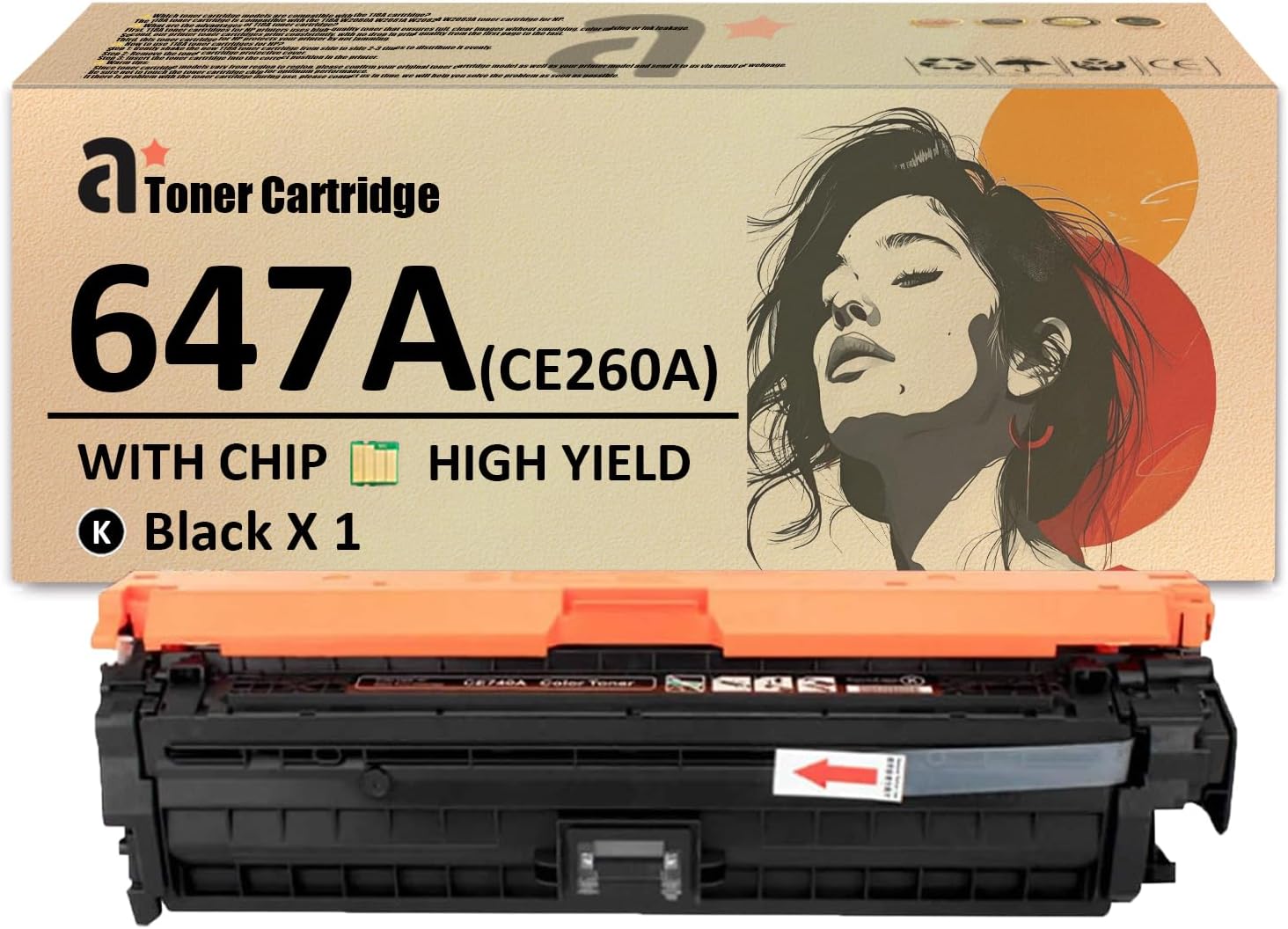 Amazon.com: 647A Toner Cartridges Replacement for HP 647A CE260A CE261A ...