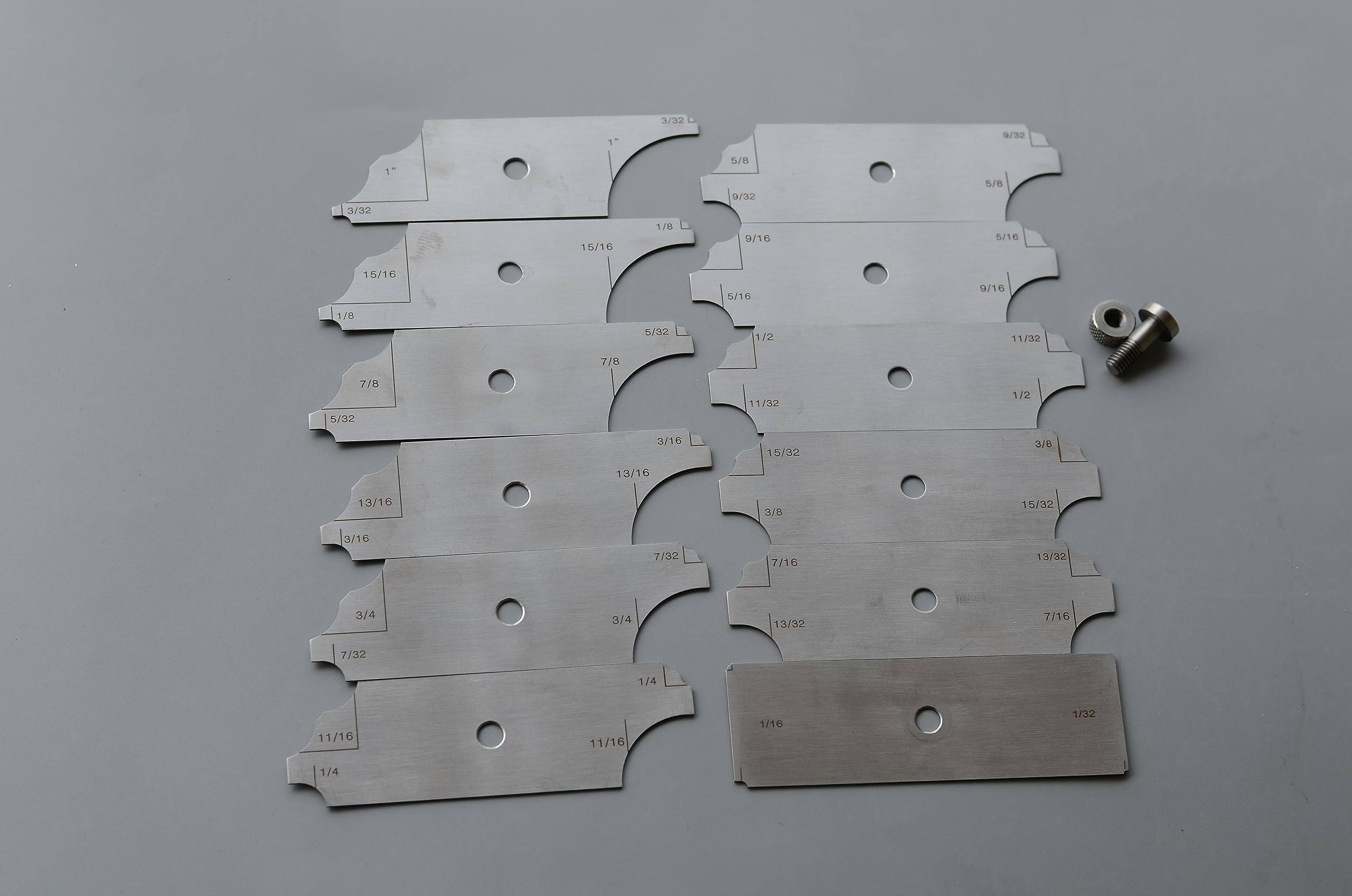 Snapklik.com : RIVERWELD 12 Piece Fillet Weld Set 1/32" Increments To 1/2"