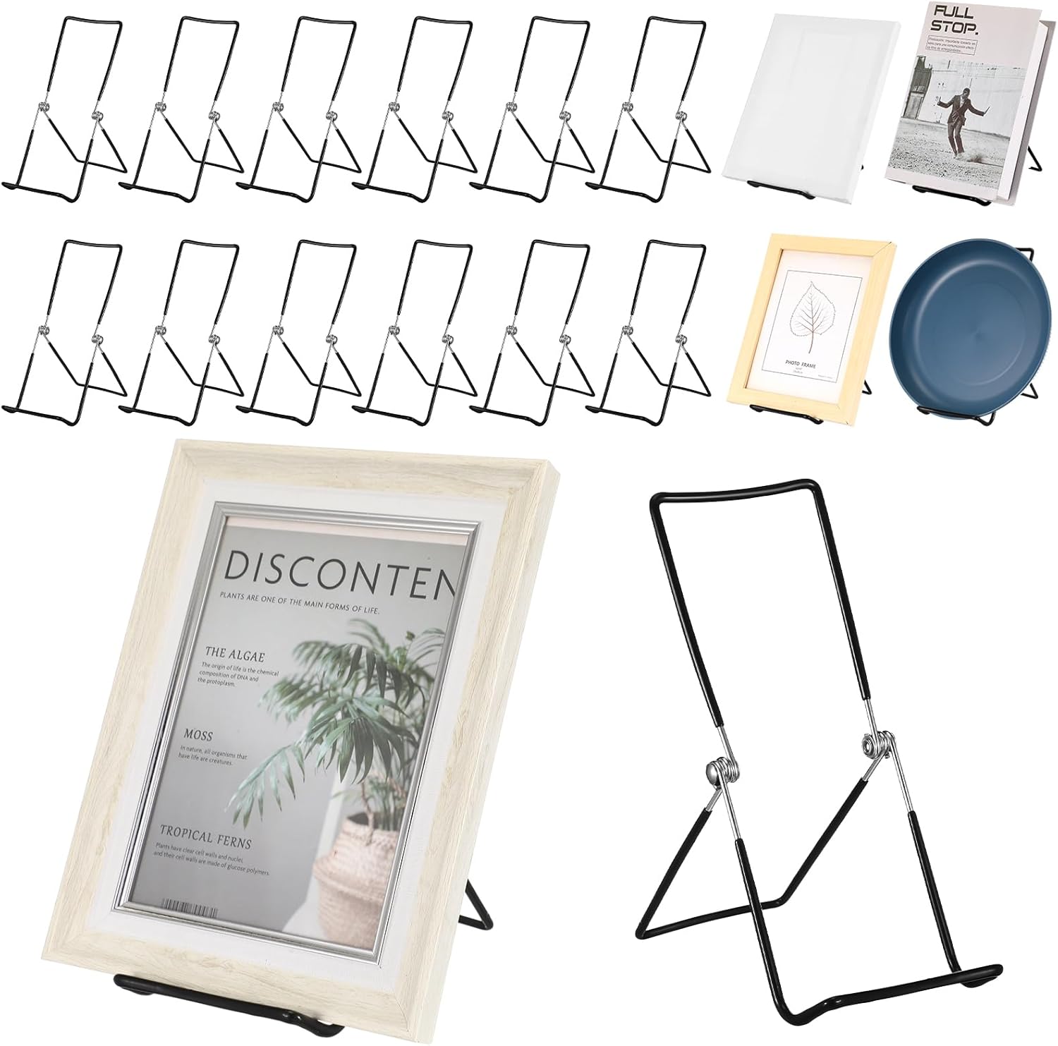 Amazon.com: Maxdot 18 Pcs Adjustable Plate Stands for Display 9.84 x 3. ...